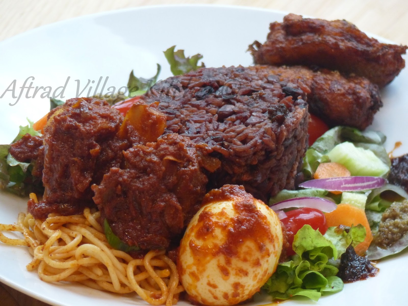 Aftrad Village Kitchen: Waakye Stew