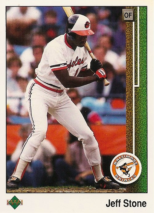 Orioles Card "O" the Day: Jeff Stone, 1989 Upper Deck #486