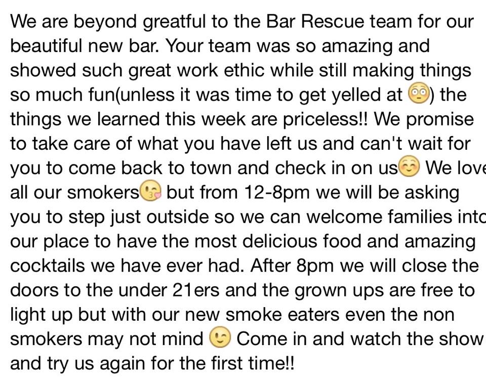 Bar Rescue Updates: Bar Rescue - Oak Tavern (The Bullpen at Aspen Glen ...