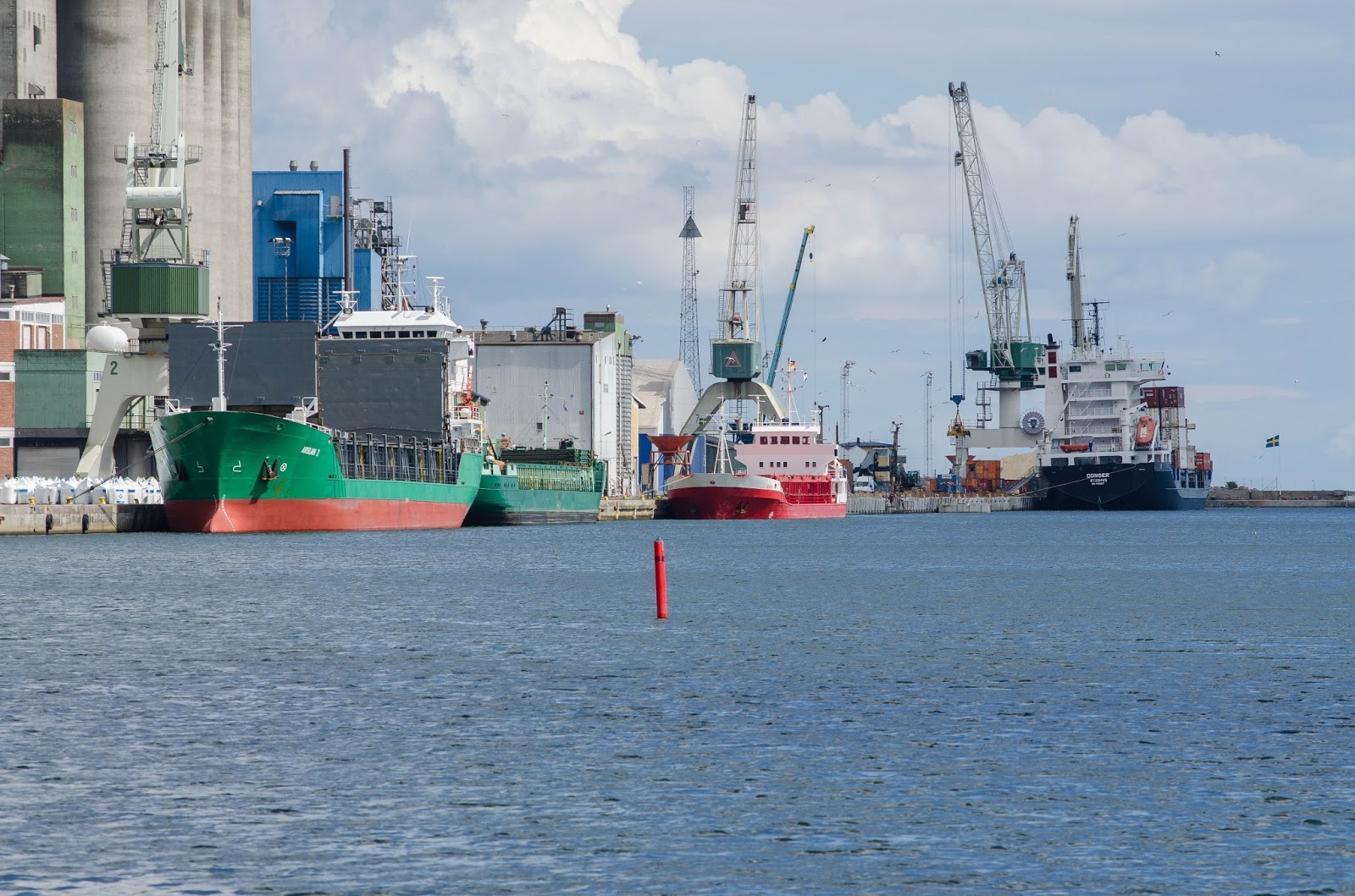 The Things I Enjoy: Ships in the ports of Åhus and Karlshamn