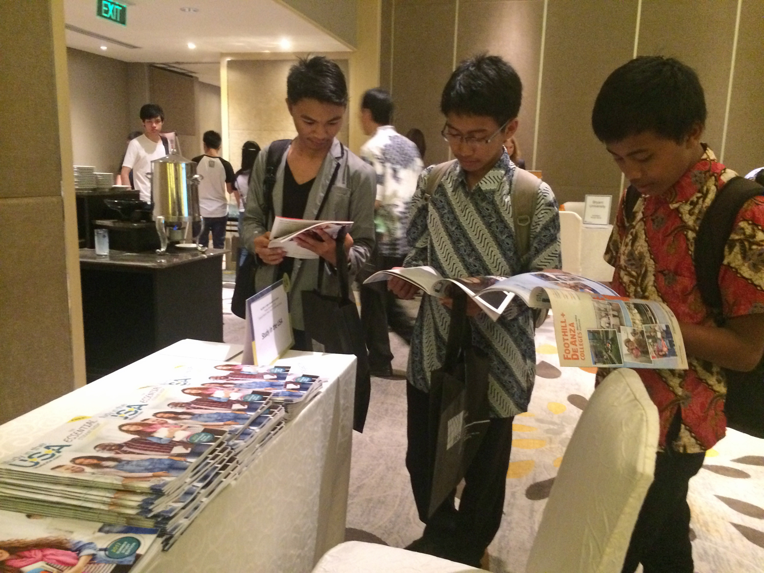 At the IIEF U.S. Higher Education Fair in Jakarta
