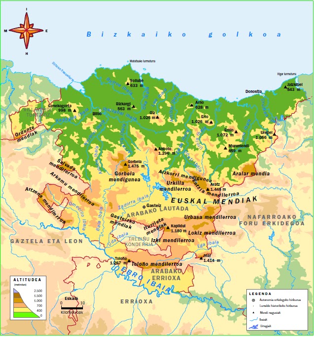 Gure klaseko bloga: Euskadiko mendiak eta ibaiak