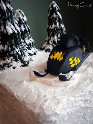 Panny Cakes: Snowmobile Cake