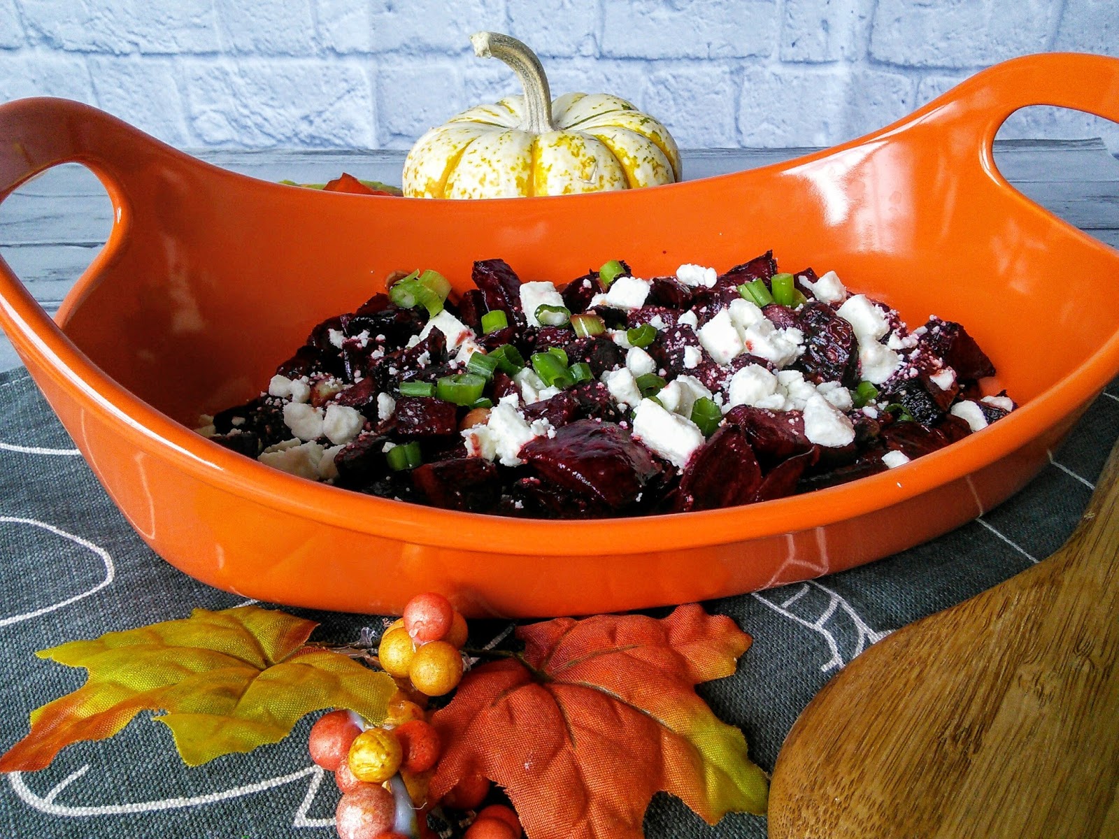 Roasted Beets with Feta
