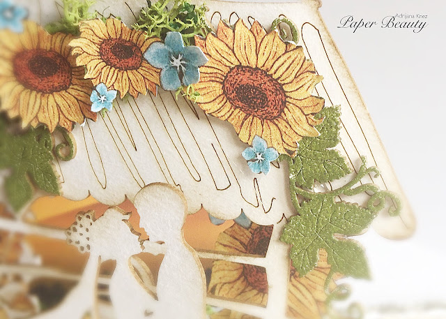Paper Beauty AK: Exploding Box “Sunflower Wedding” for Scrapiniec ...