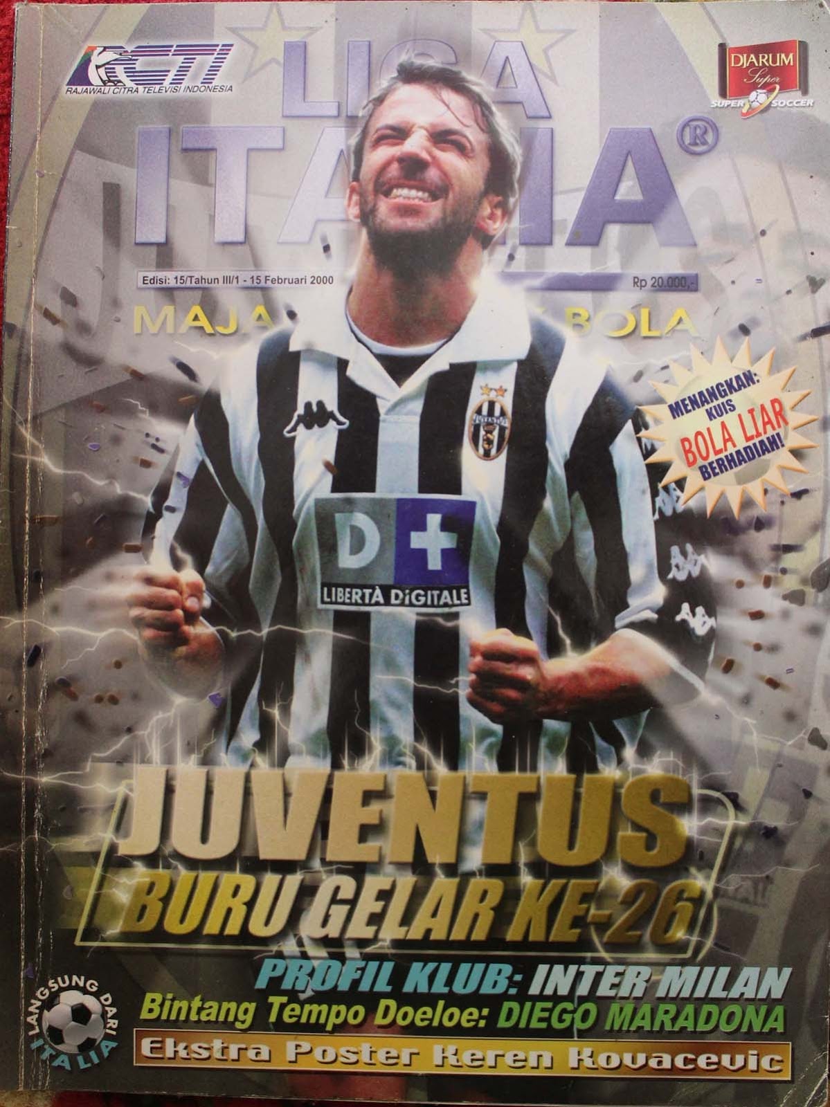 Koleksi majalah sepakbola waktu SMP | Mr. Lalu