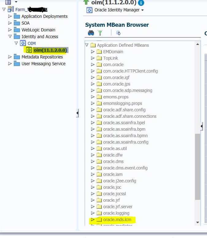 Oracle Identity Manager Academy: Export MDS data using EM console