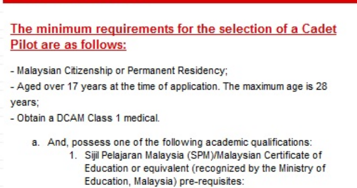 AirAsia Cadet Pilot Journey