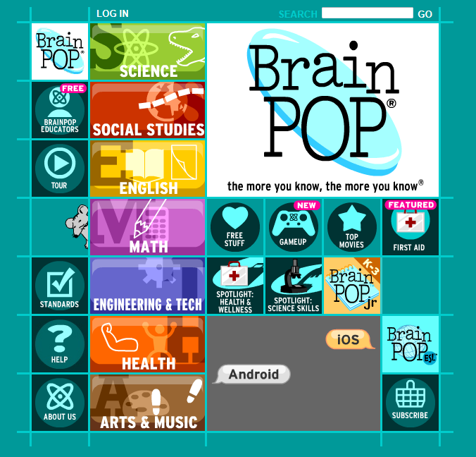 Tech For Thought : Brain Pop