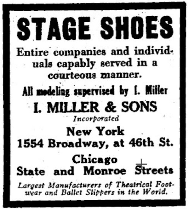 1921 | I.MILLER OPENS BUILDING | FIFTH AVENUE AT 46TH ST., NEW YORK ...