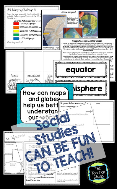 Maps and Globes...Engaging Mapping Lessons and Activities - The Teacher ...