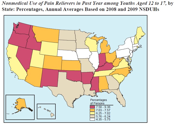 Prevention WINS: State by state analysis of adolescent drug use