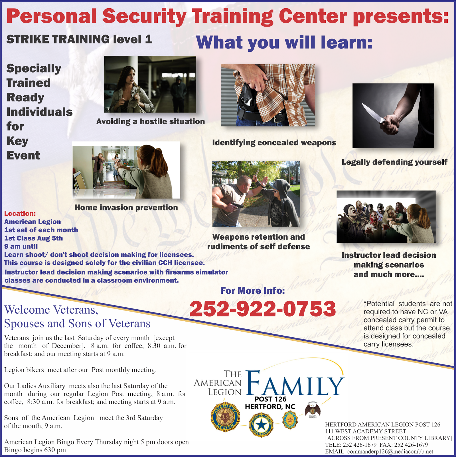 Strike Training ~ Personal Security Training Center