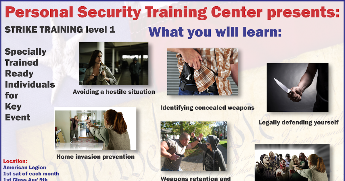 Strike Training ~ Personal Security Training Center