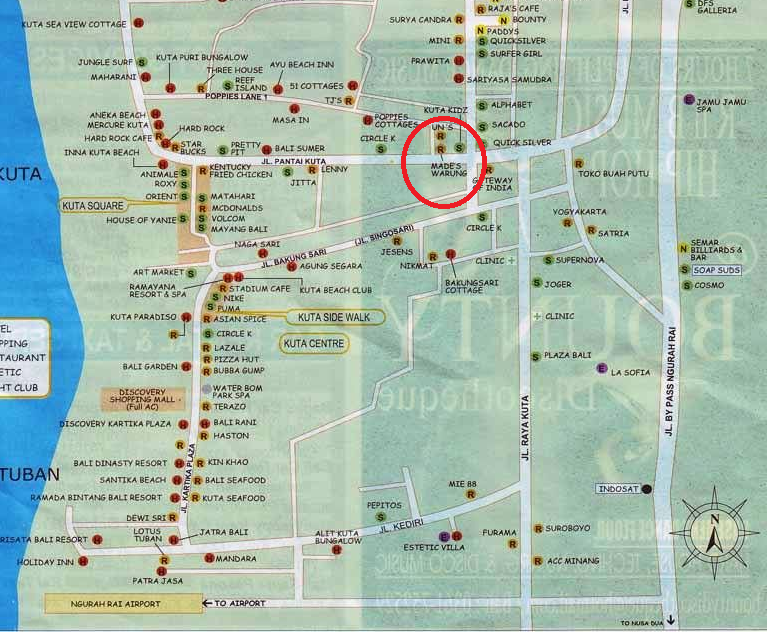 Alice Travelogue: Bali Trip - Day 4 - Dinner at Warung Made