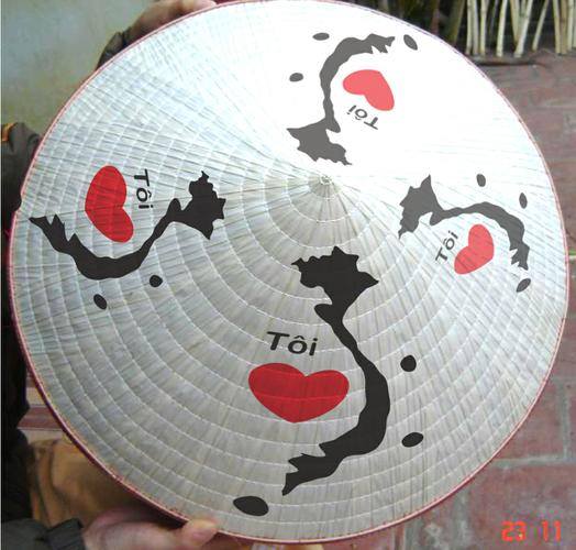 Vietnamese Palm leaf conical hat