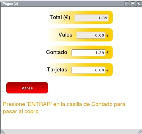 GENERANDO UNA BASE DE DATOS: 13. Pantalla de pago: