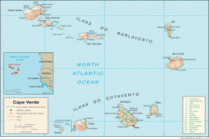 ARQUIPELAGO DE CABO VERDE: MAPA DE CABO VERDE