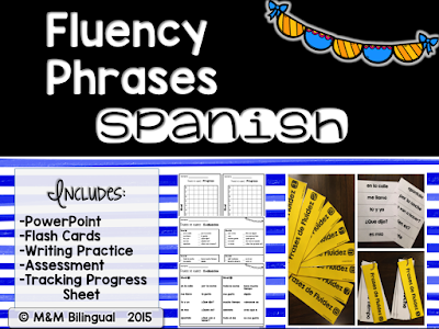 M&M Bilingual: Fluency Practice in SPANISH