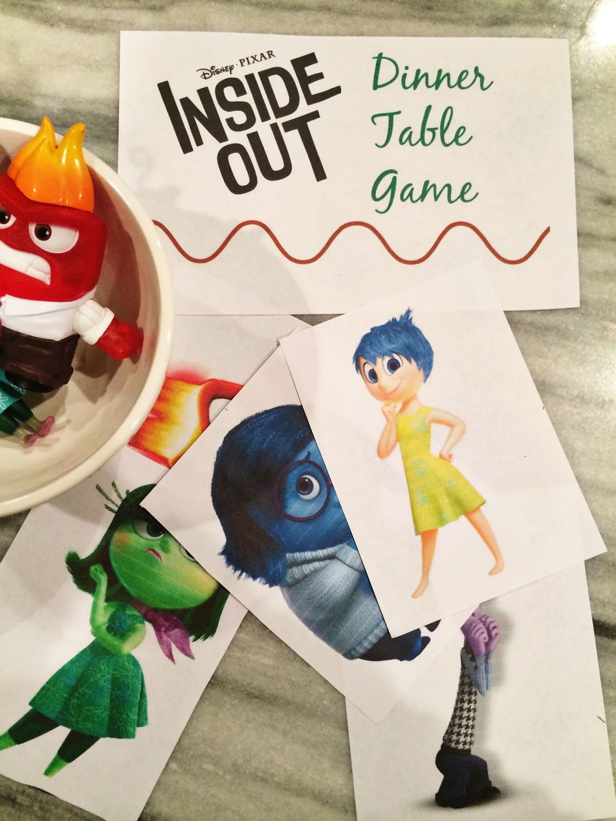 Inside Out Day: Family Dinner Conversation Game - The Chirping Moms