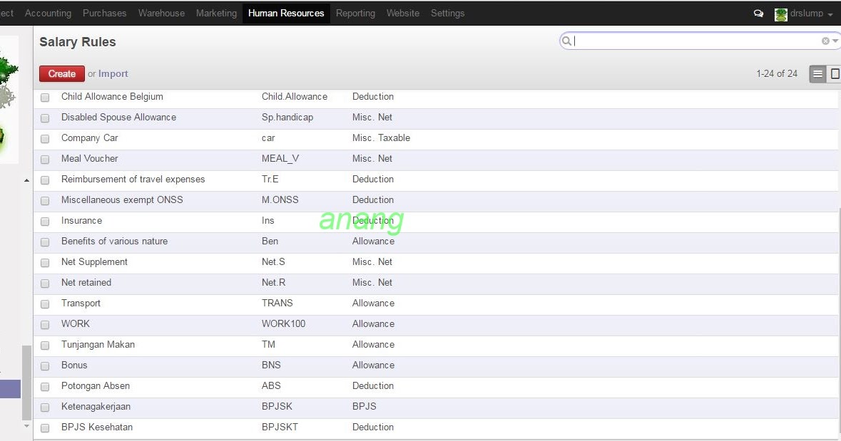Tugas ERP Batch 7: #ERPT09B UAS Menyempurnakan Template HRD-Payroll