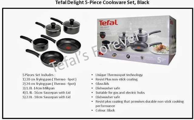 Tefal's Forever (Malaysia): TEFAL COOKWARE SET