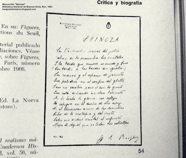 Borges todo el año: Manuscritos