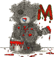 Alfabeto de Me to You pintando. - Oh my Alfabetos!