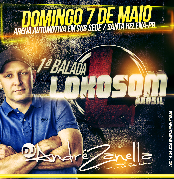 DJ ANDRÉ ZANELLA - - - -: CD 1ª BALADA LOKOSOM BRASIL COM DJ ANDRÉ ...