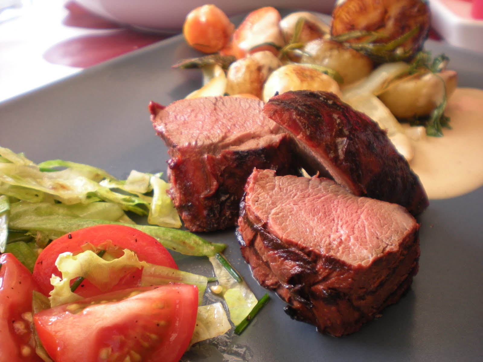 Mörk o Mat: Grillad vildsvinsfilé med mumsig sås