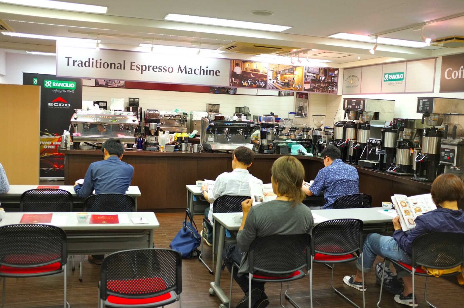 A little shop in Tokyo: UCC coffee seminar - espresso and cappuccino ...