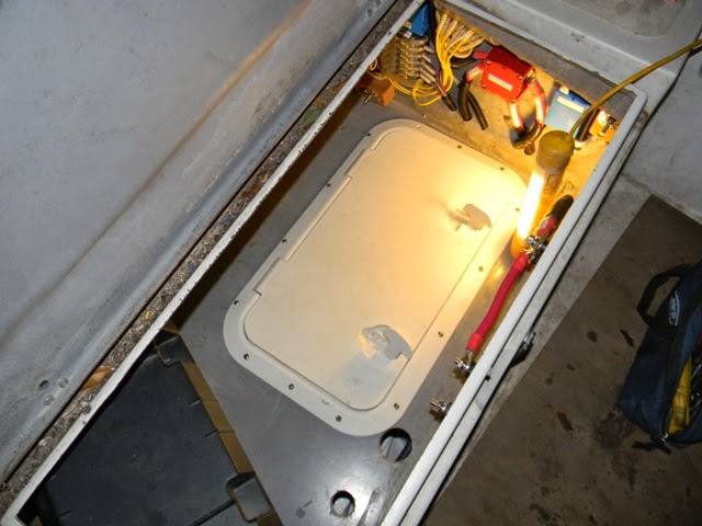Ericson 25, Oystercatcher: Lazarette Modifications, Part 16: Final ...