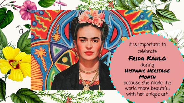 Hispanic Heritage Month- My Frida Kahlo Lesson