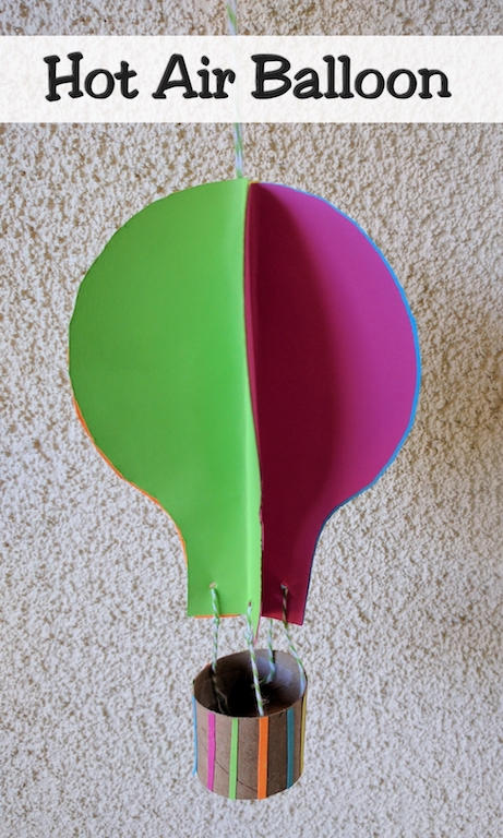 Colorful Hot Air Balloon Craft - The Joy of Sharing