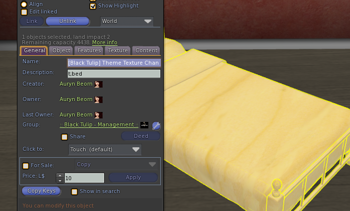 Black Tulip - Scripts: Script: Theme Texture Change - Materials & Basic