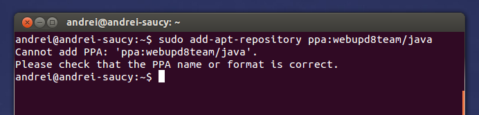 Fix Cannot Add Ppa Please Check That The Ppa Name Or