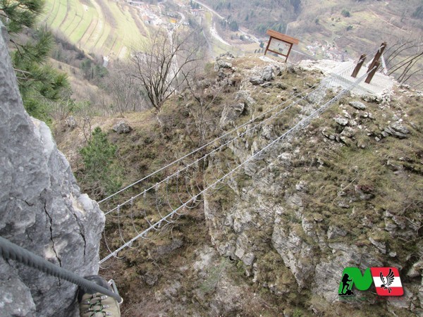 Montagne di escursioni: Ferrata Anelli delle Anguane
