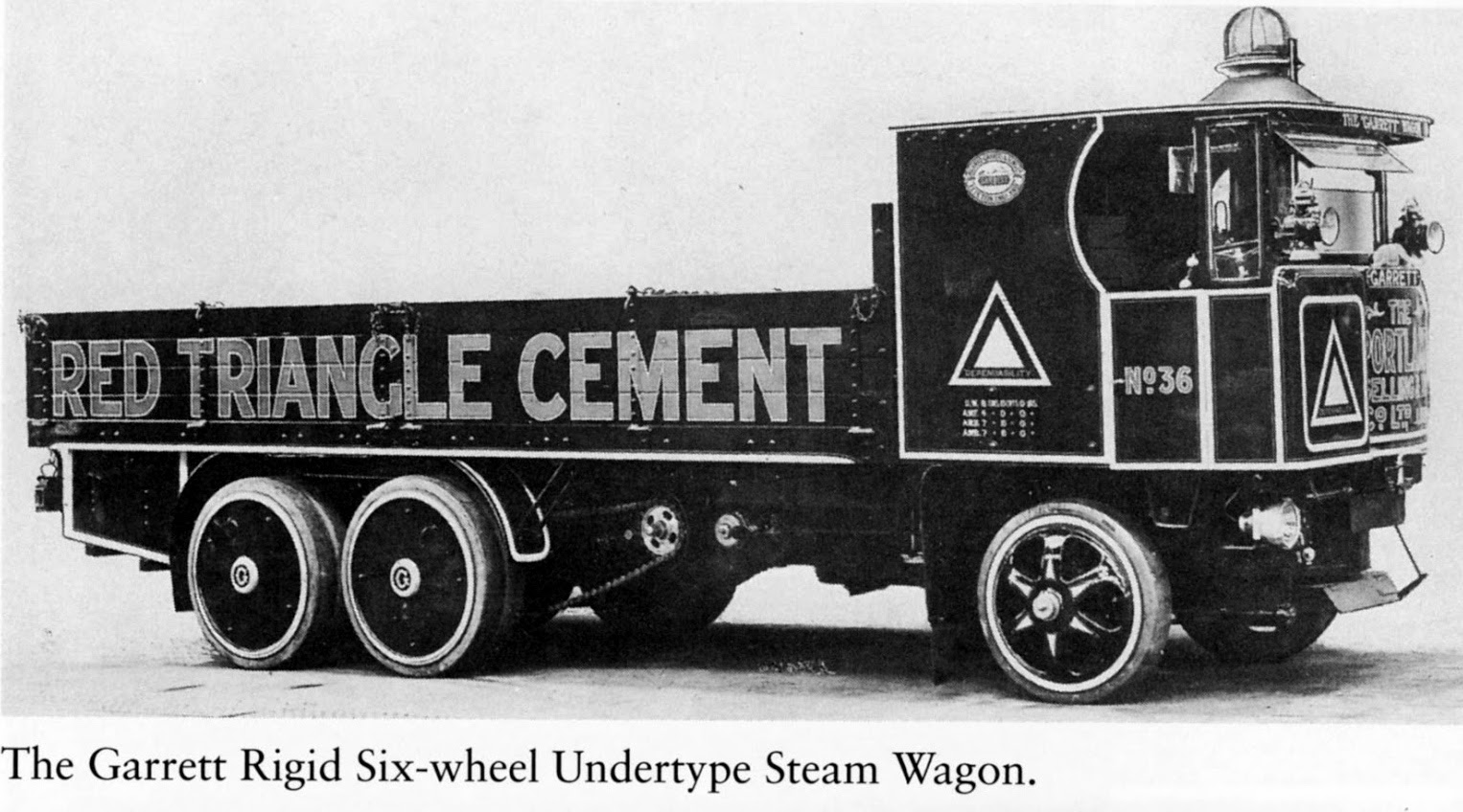 Just A Car Guy: steam powered tractor trailer/semi.. chain drive wheels