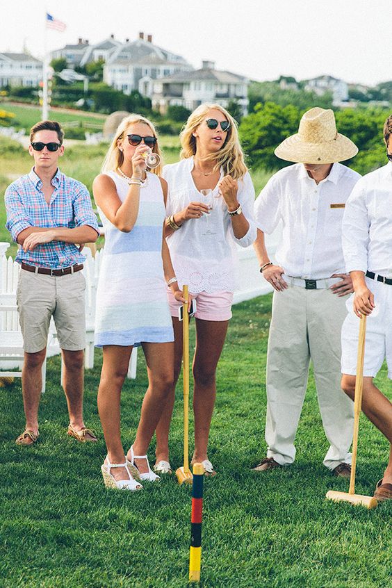 the pink clutch ...: Croquet Love!