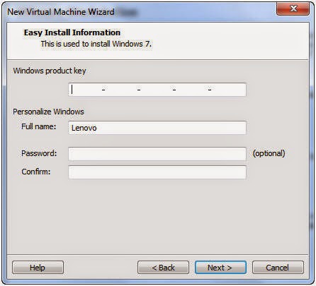 Elastic Sky X: Install Windows 7 in VMware Workstation