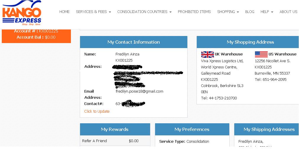 My Kango Express Shipping Experience! - My Blooming Heart and Soul