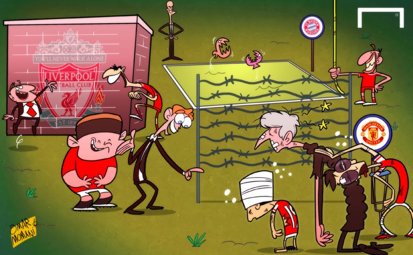 Omar Momani cartoons: Liverpool hammering just the start of Arsenal's ...