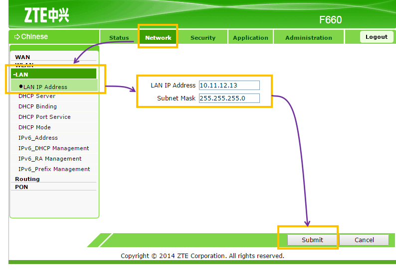 Erna's blog: Cara Mengganti IP Address ONT F660 dan Alokasi IP Address ...