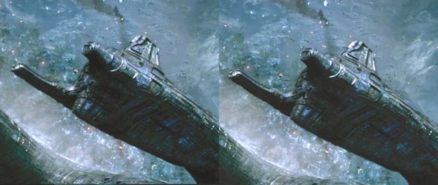 The Alien series and Prometheus stereograms: The crashed Juggernaut ...