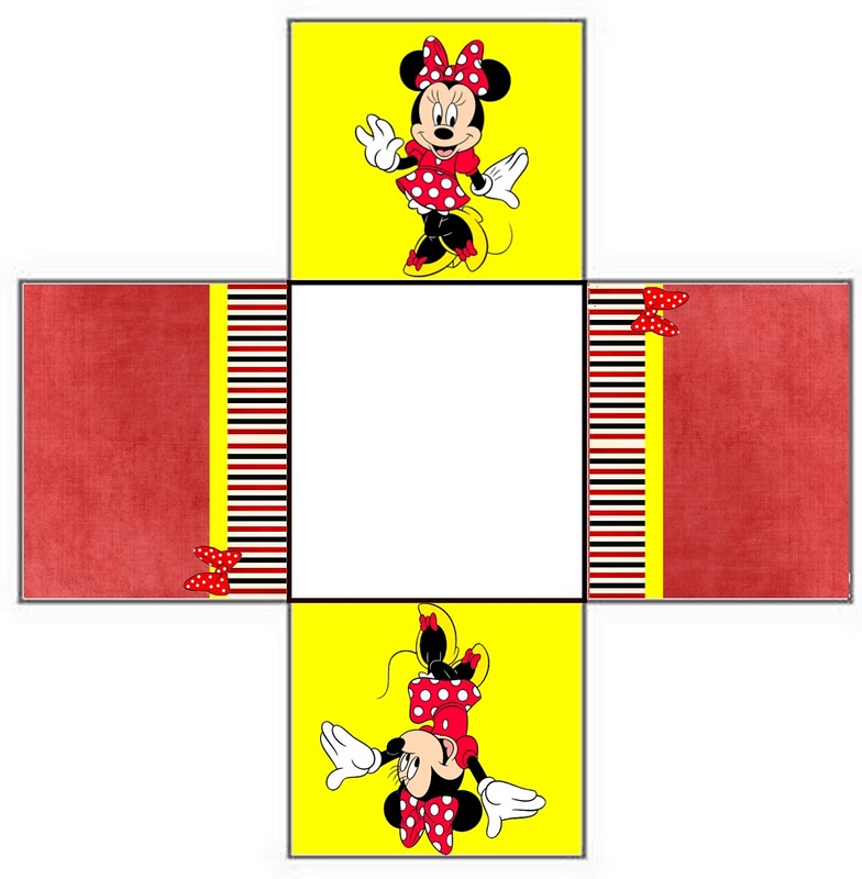 Minnie in Red and Polka Dots: Free Printable Boxes. - Oh My Fiesta! in ...