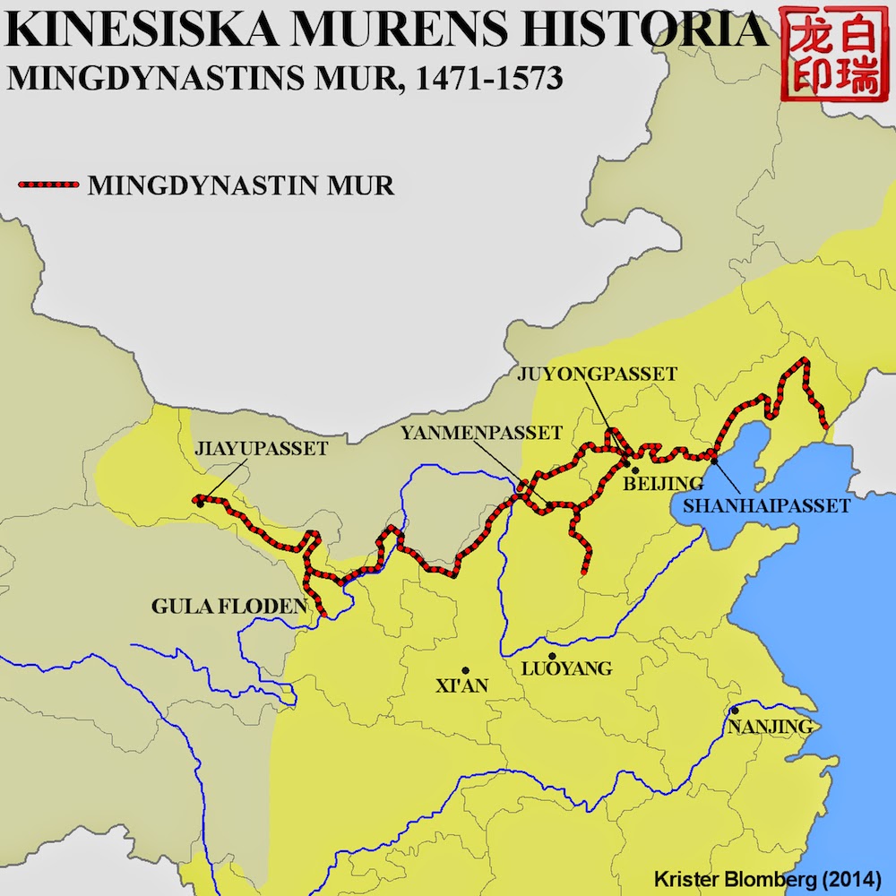 Krister i Beijing: Kinesiska Murens Historia, Del 5 - Mingdynastins mur