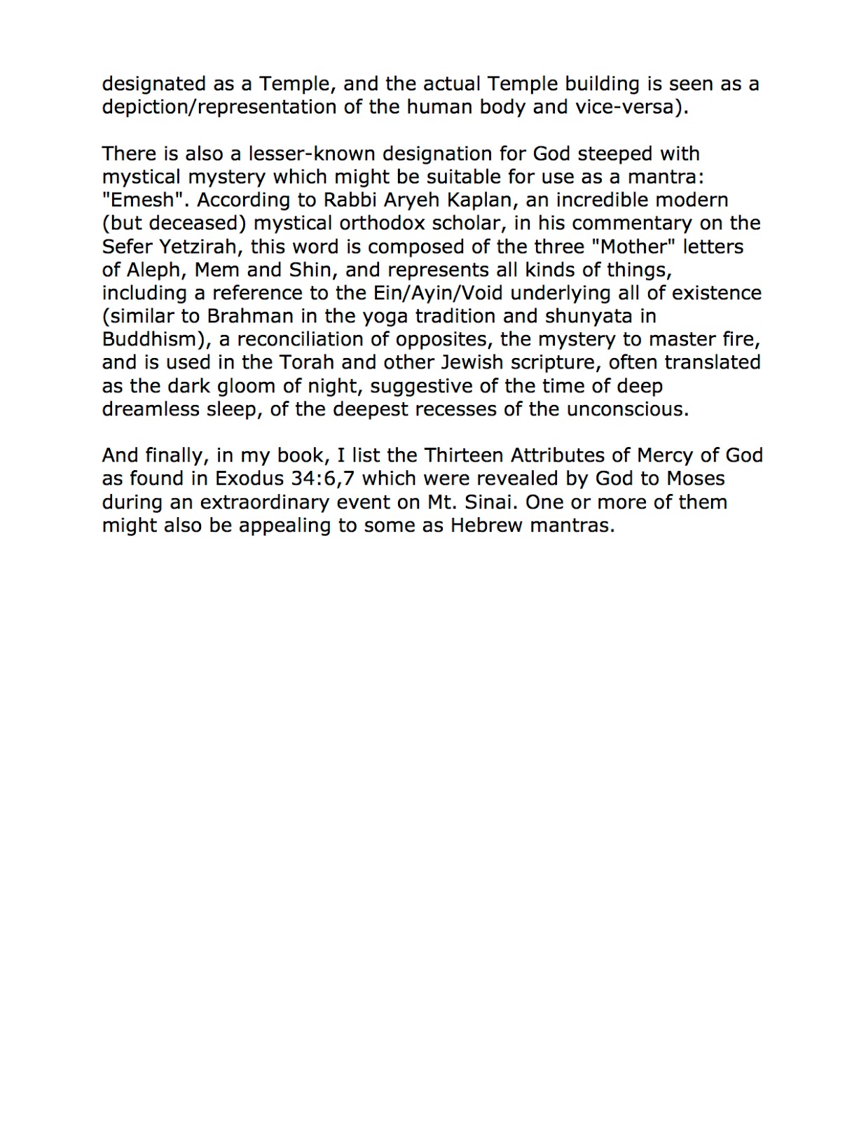 Torah-Veda: Hebrew Mantras, Part Two