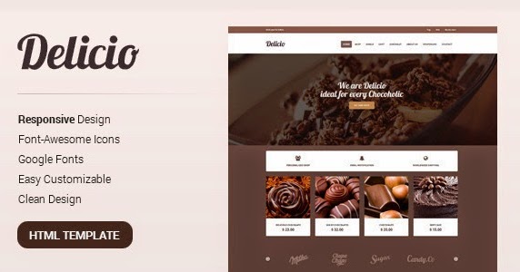 Delicio - Bakery & Food eCommerce HTML Template - Download New Themes