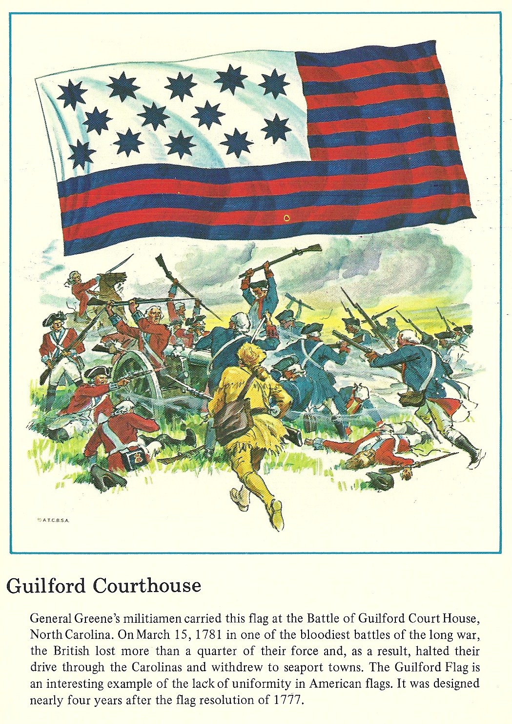 Rogers Park Retro: Flags of America: the Guilford Courthouse flag