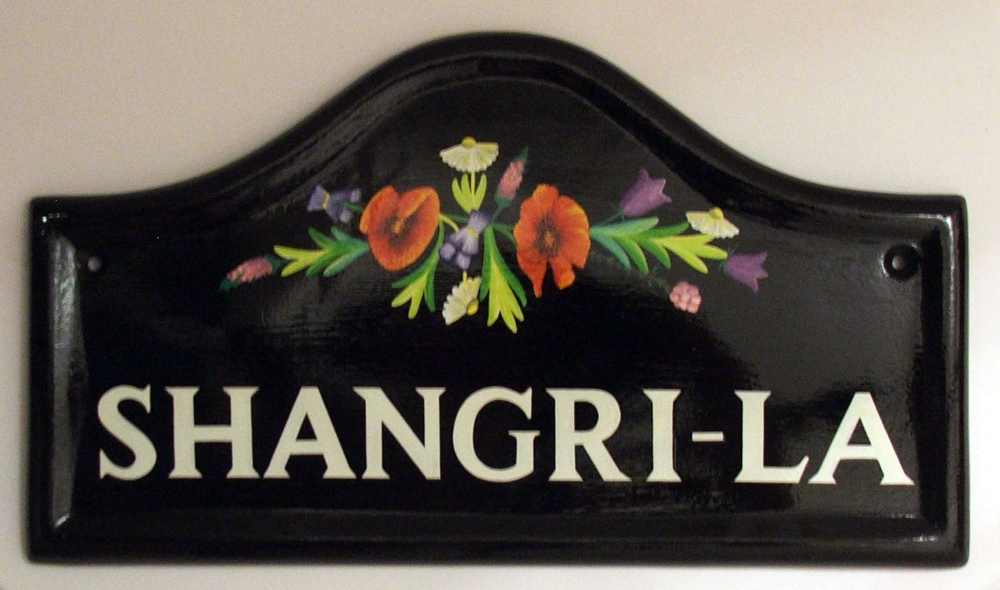 Hand Painted House Signs by Ceramic Art: November 2012